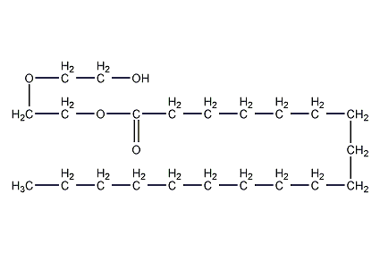 一缩二乙二醇单硬脂酸酯|Polyethylene Glycol Monostearate(2E.O.)|106-11-6|参数，分子结构式，图谱信息 – 物竞
